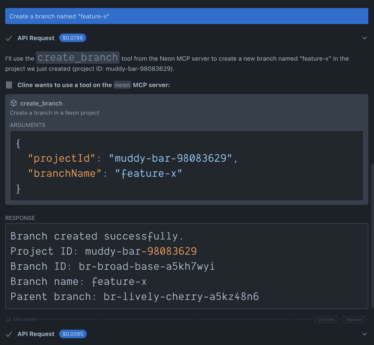 Get Started With Cline And Neon Postgres Mcp Server Neon Guides