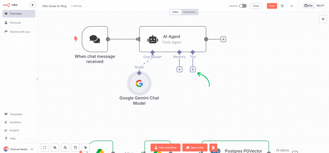 Build An Ai Powered Knowledge Base Chatbot Using N8n And Neon Postgres Neon Guides
