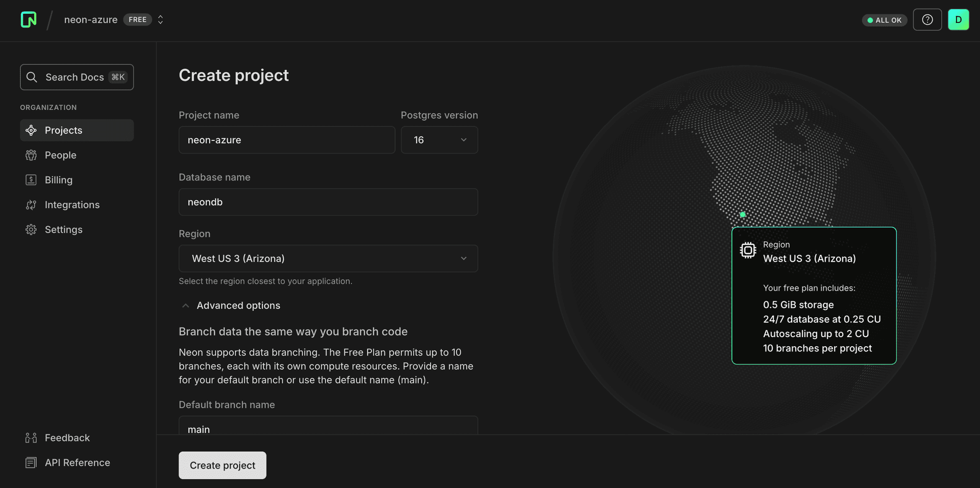 Get Started With Neon Serverless Postgres On Azure Neon Guides