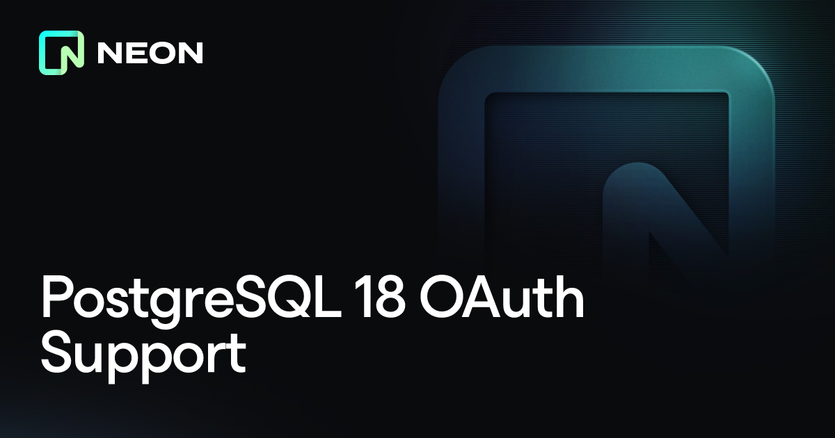 PostgreSQL 18 OAuth Support