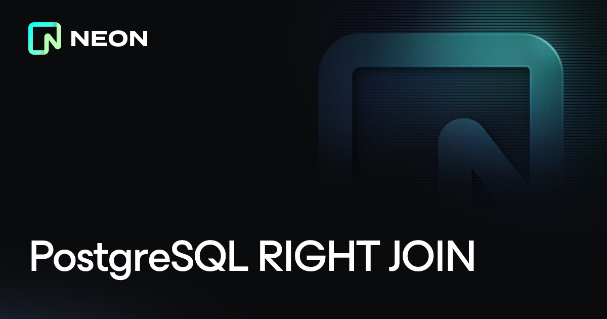 PostgreSQL RIGHT JOIN