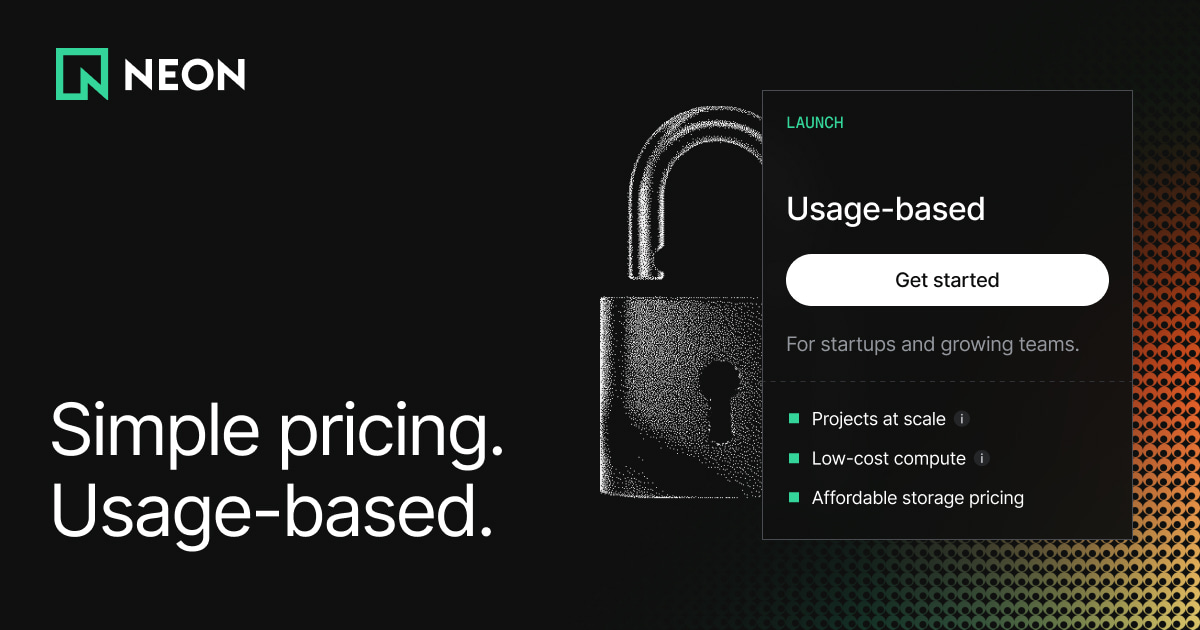 Pricing — Neon